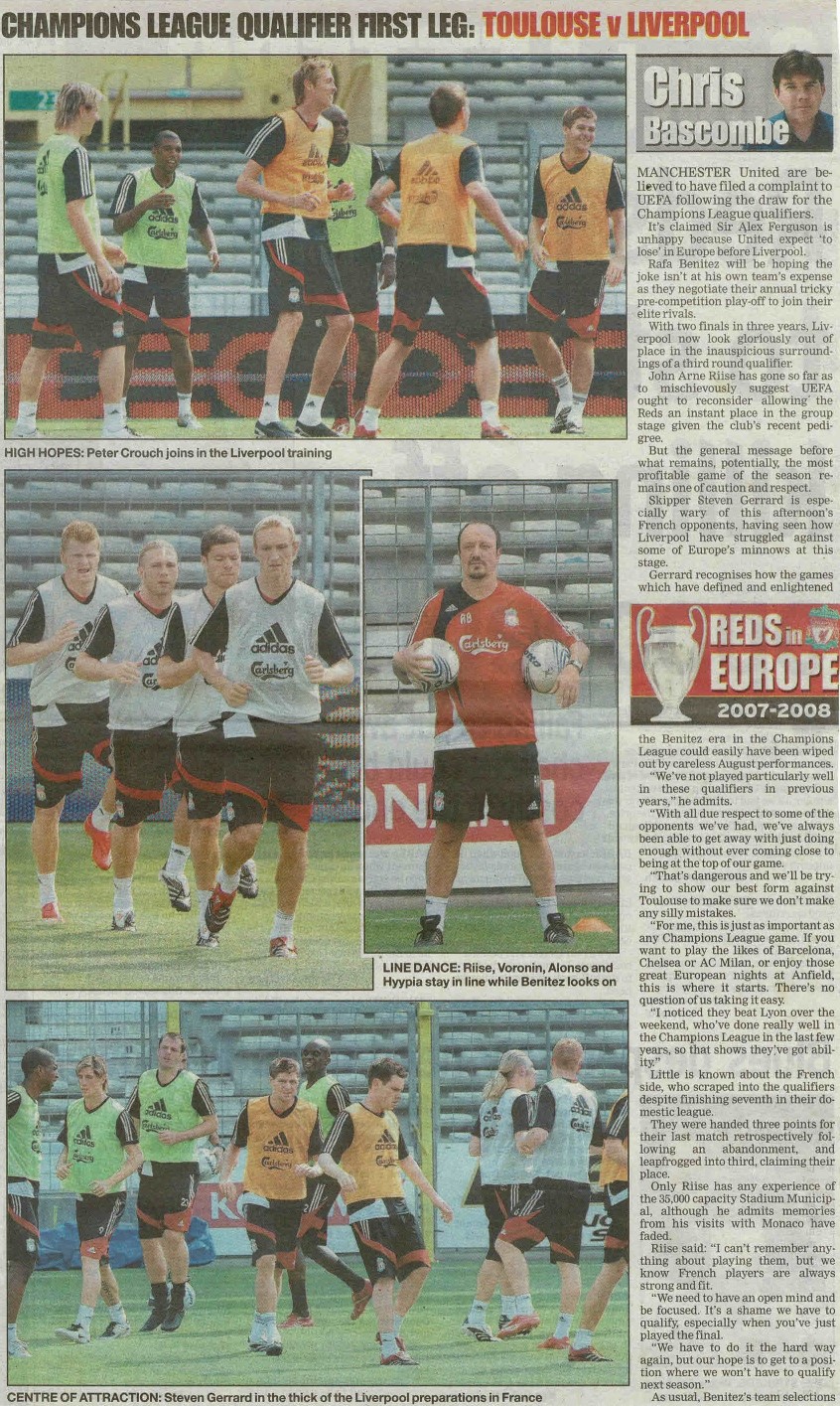 Liverpool in Europe - 2007/08 Champions League
