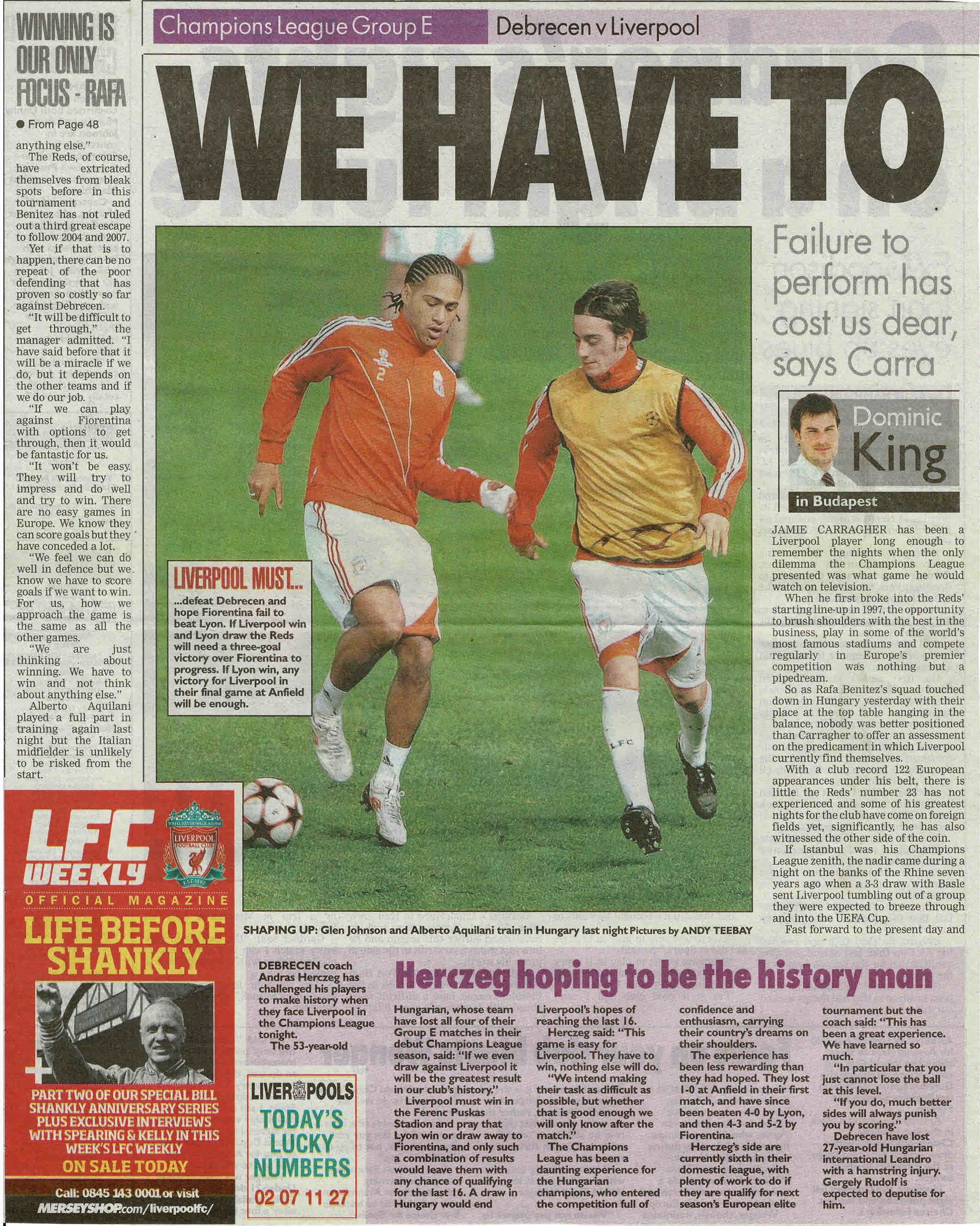 Liverpool in Europe - 2009/10 Champions League