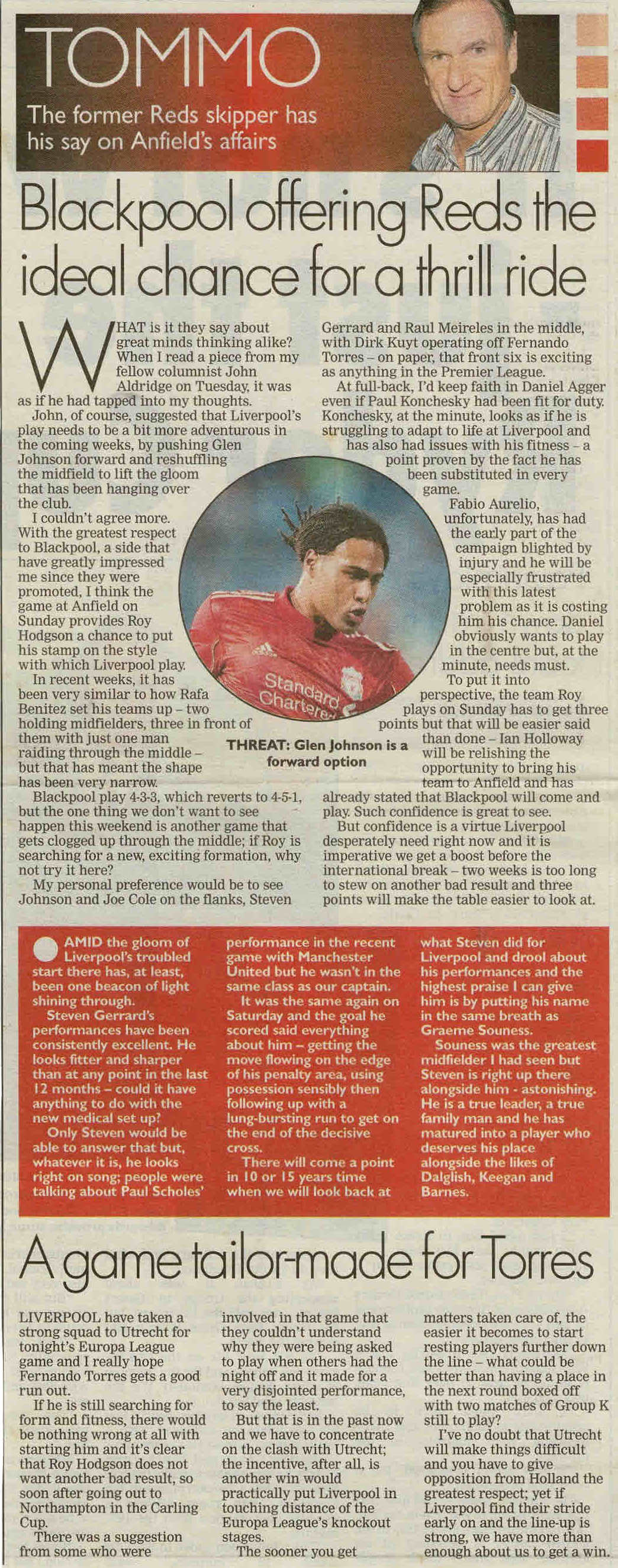 Liverpool in Europe - 2010/11 Europa League