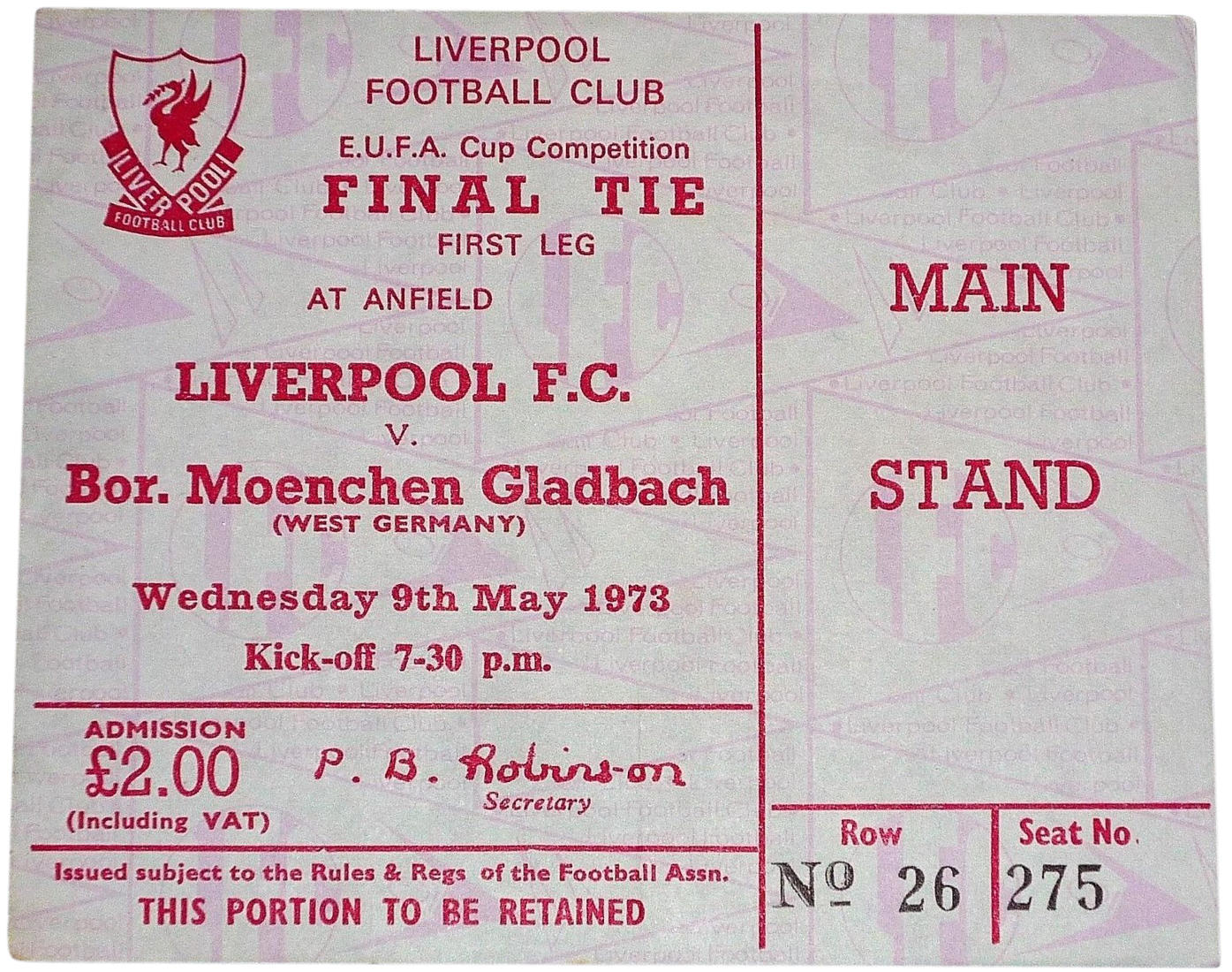 Liverpool in Europe - 1972/73 UEFA Cup Final